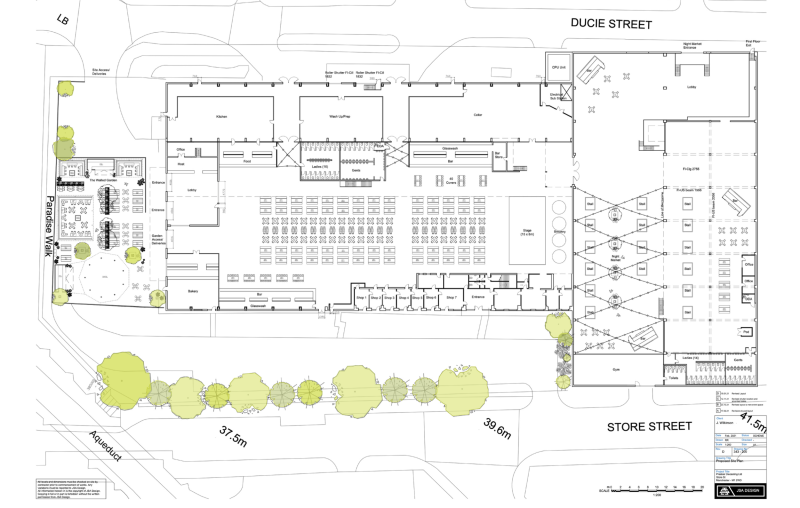 The Foundry - massive beer hall and night market planned for warehouse