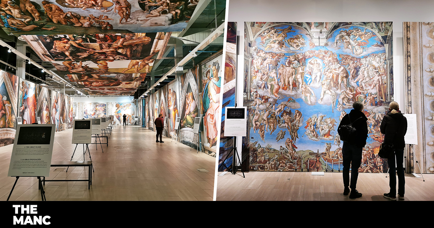 The Sistine Chapel ceiling has been recreated in a new art experience