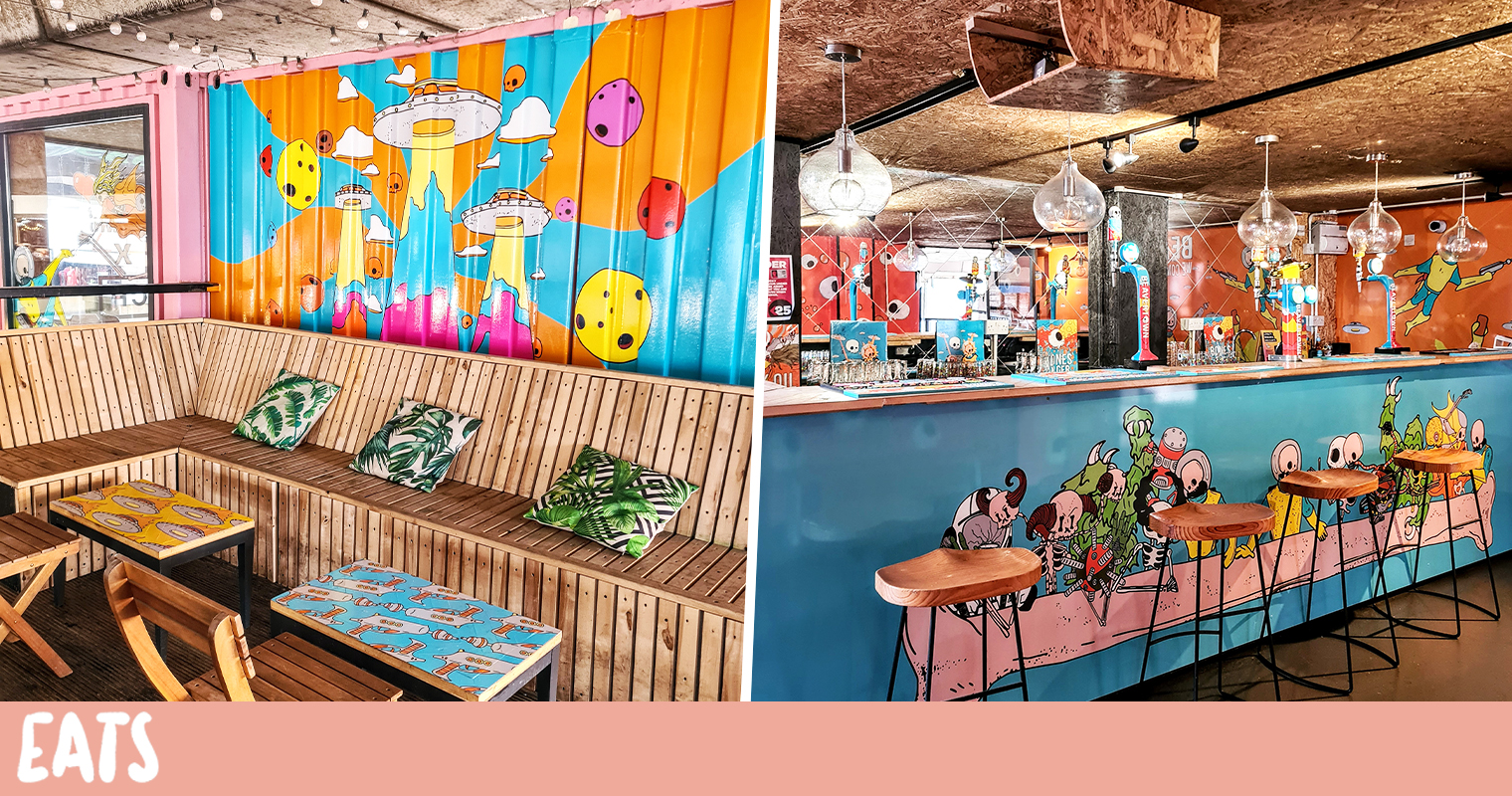 New bar at Hatch opens that's decorated exactly like a can of beer