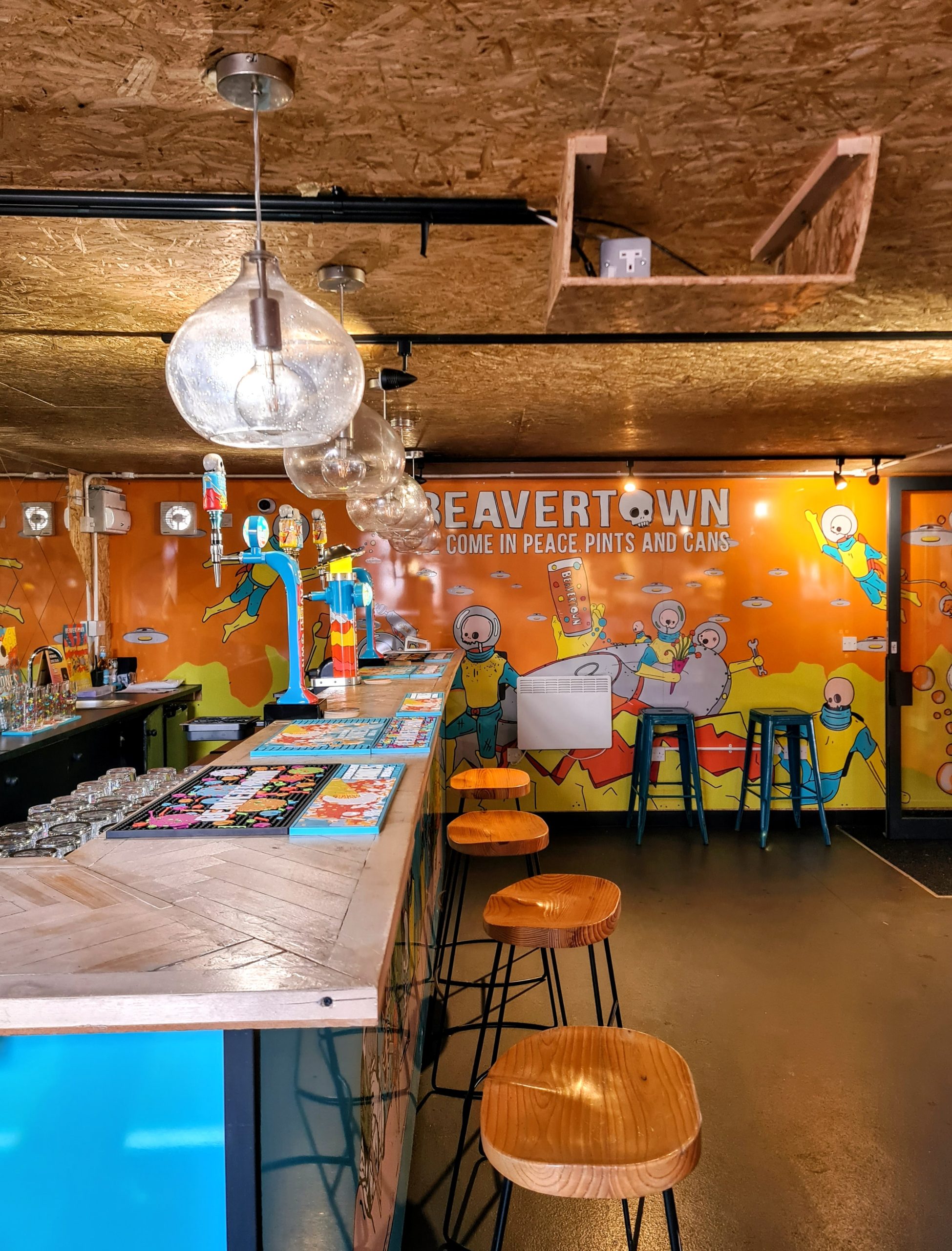 New bar at Hatch opens that's decorated exactly like a can of beer