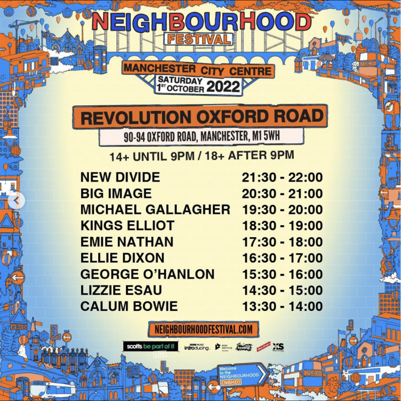Neighbourhood Festival Manchester 2022 - tickets, line-up, venues and ...