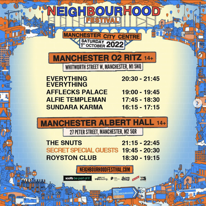 Neighbourhood Festival Manchester 2022 - tickets, line-up, venues and ...