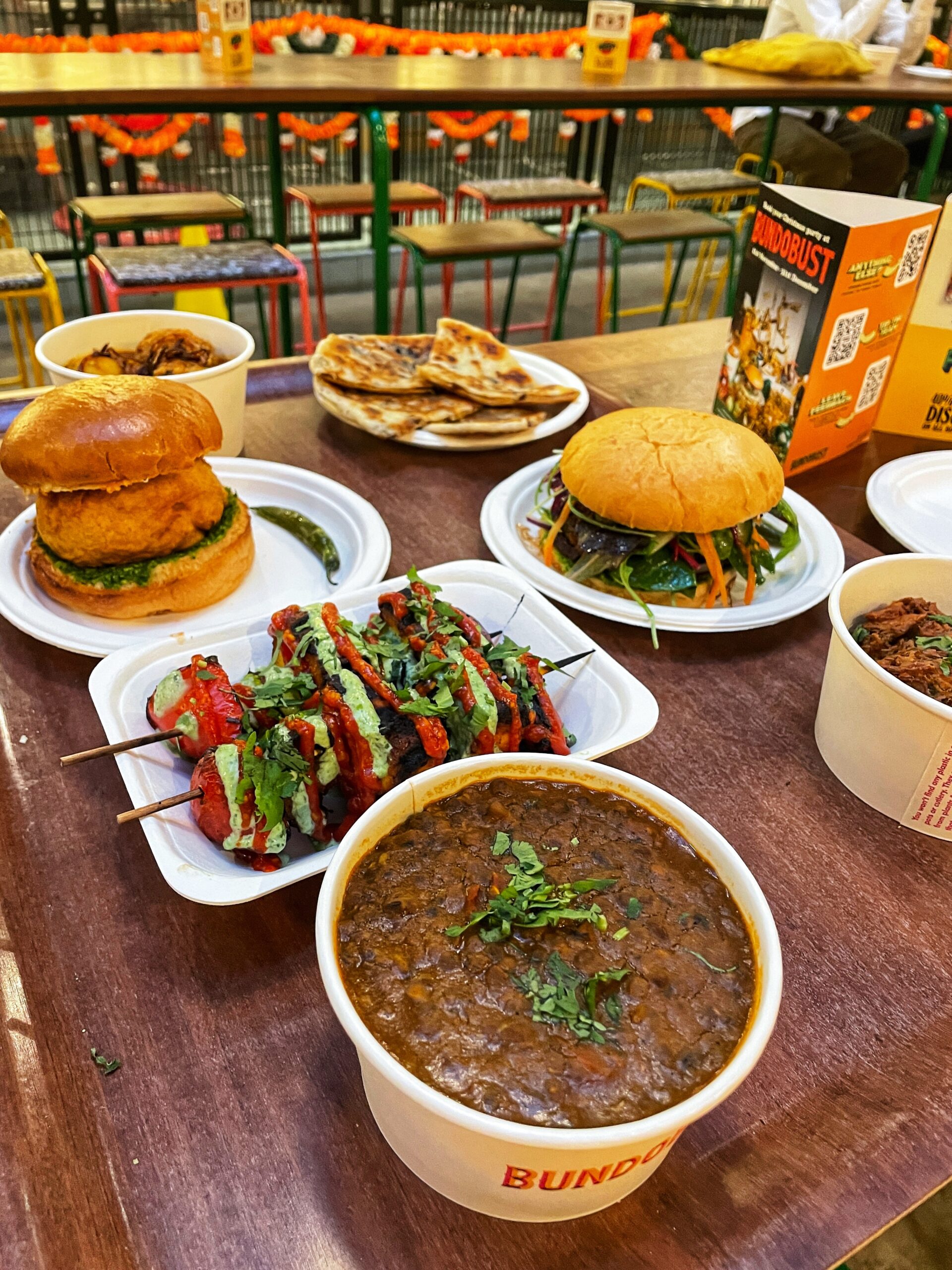 Bundobust launches new Christmas menu with sprout bhaji butties