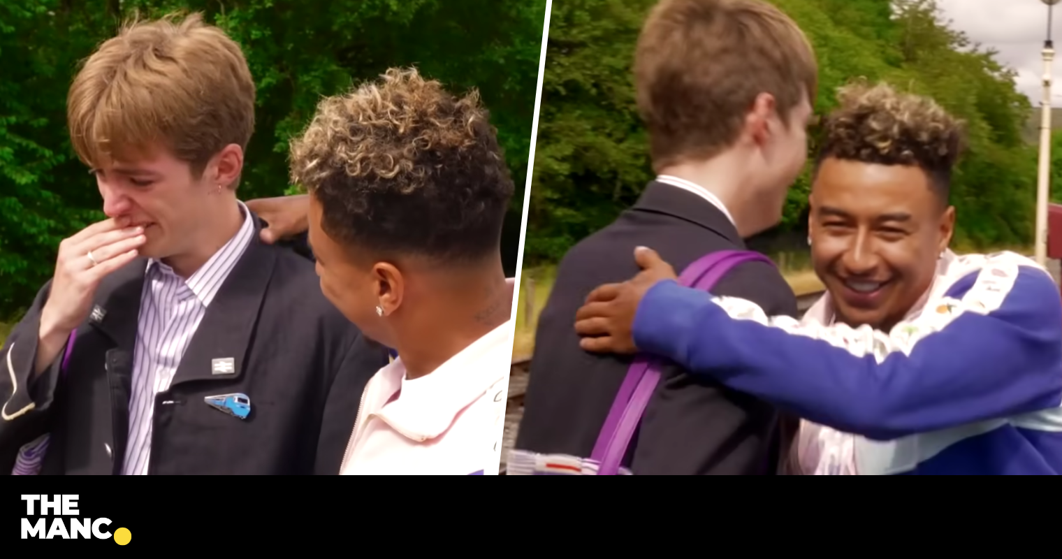 Jesse Lingard strikes up emotional bromance with trainspotter Francis ...
