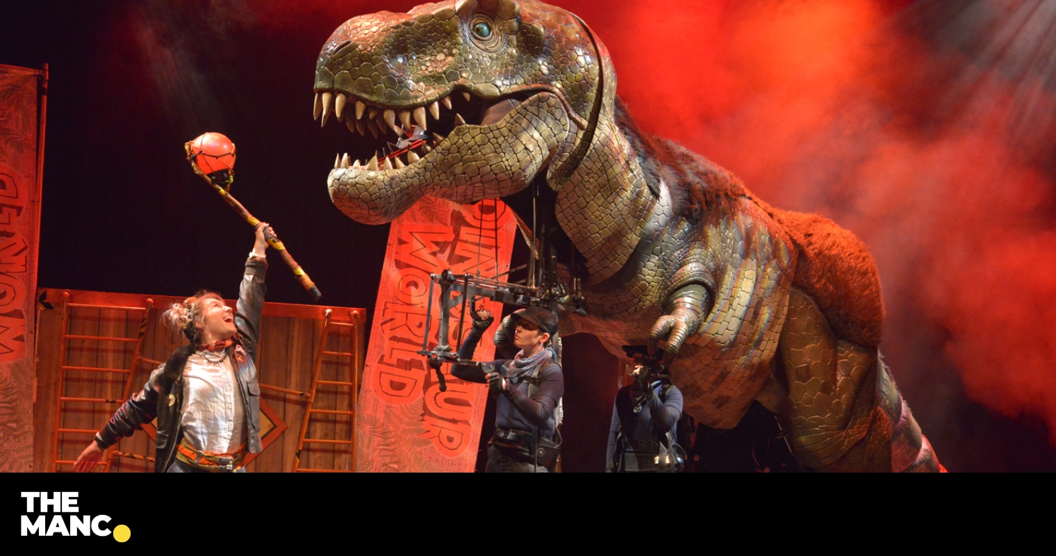 A theatre show with giant dinosaur puppets is coming to The Lowry