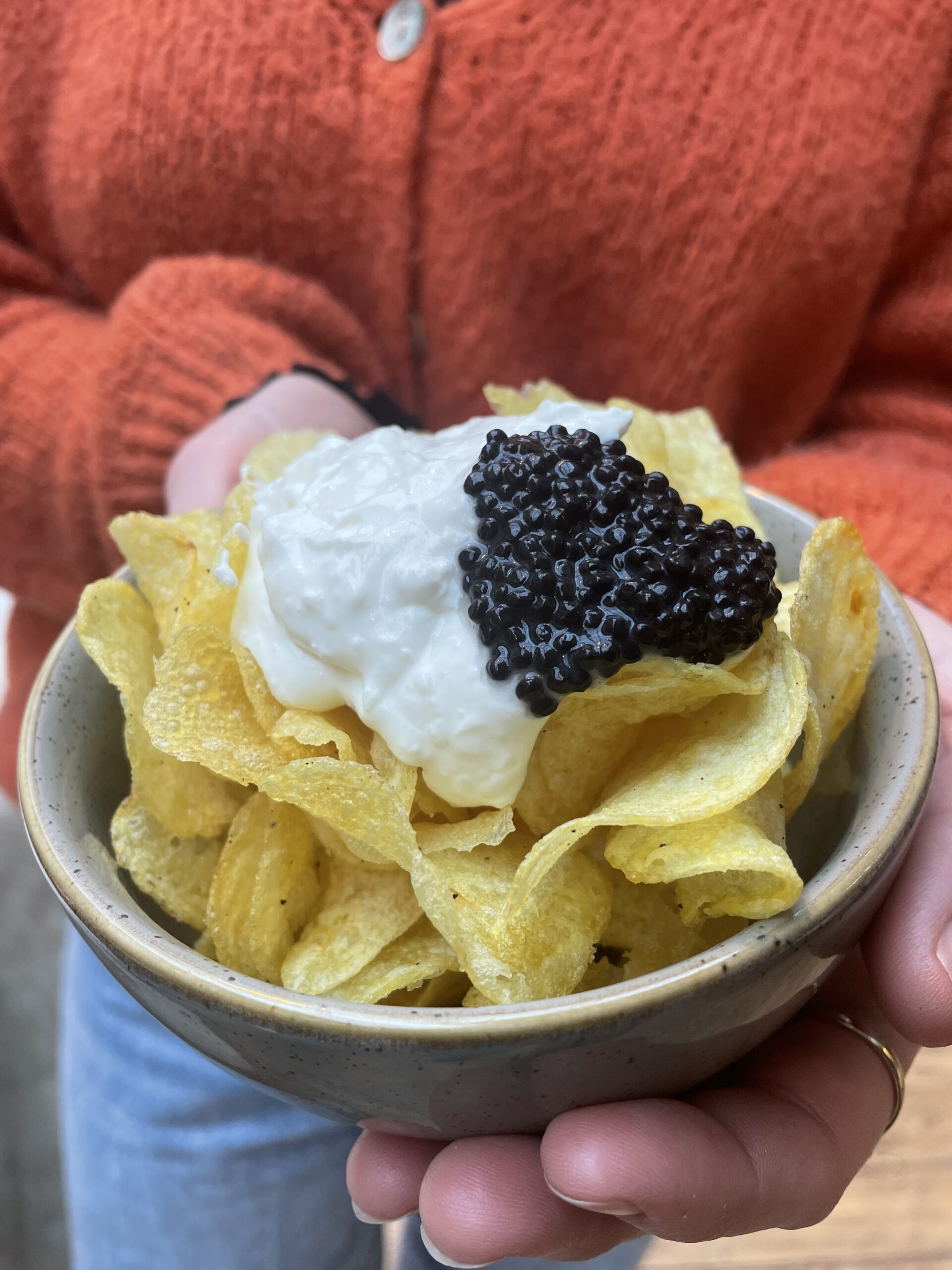 The new Manchester cafe selling CAVIAR-topped crisps