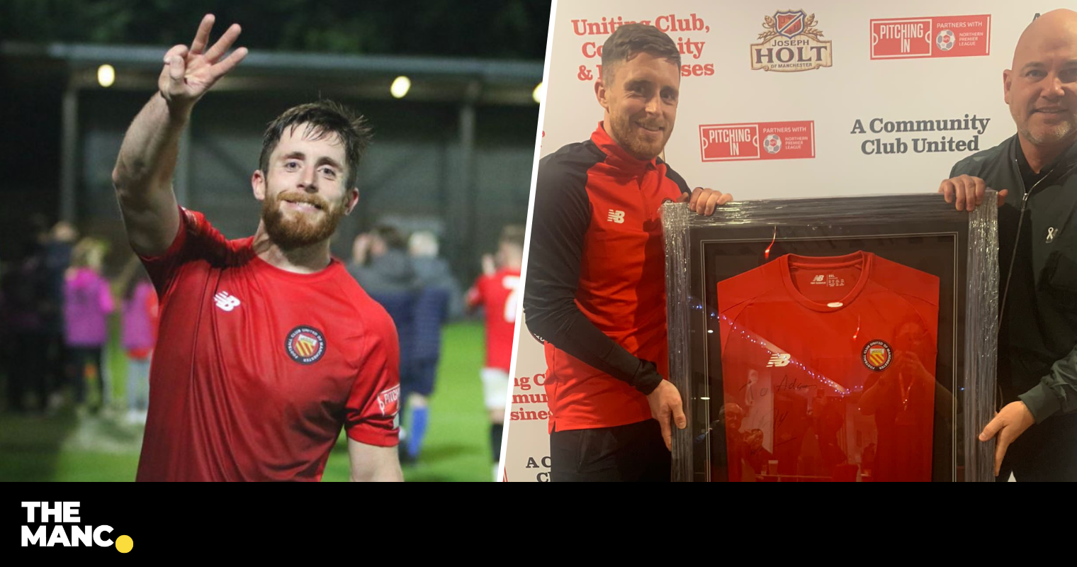 FC United player Adam Dodd returns to football after sudden cardiac ...