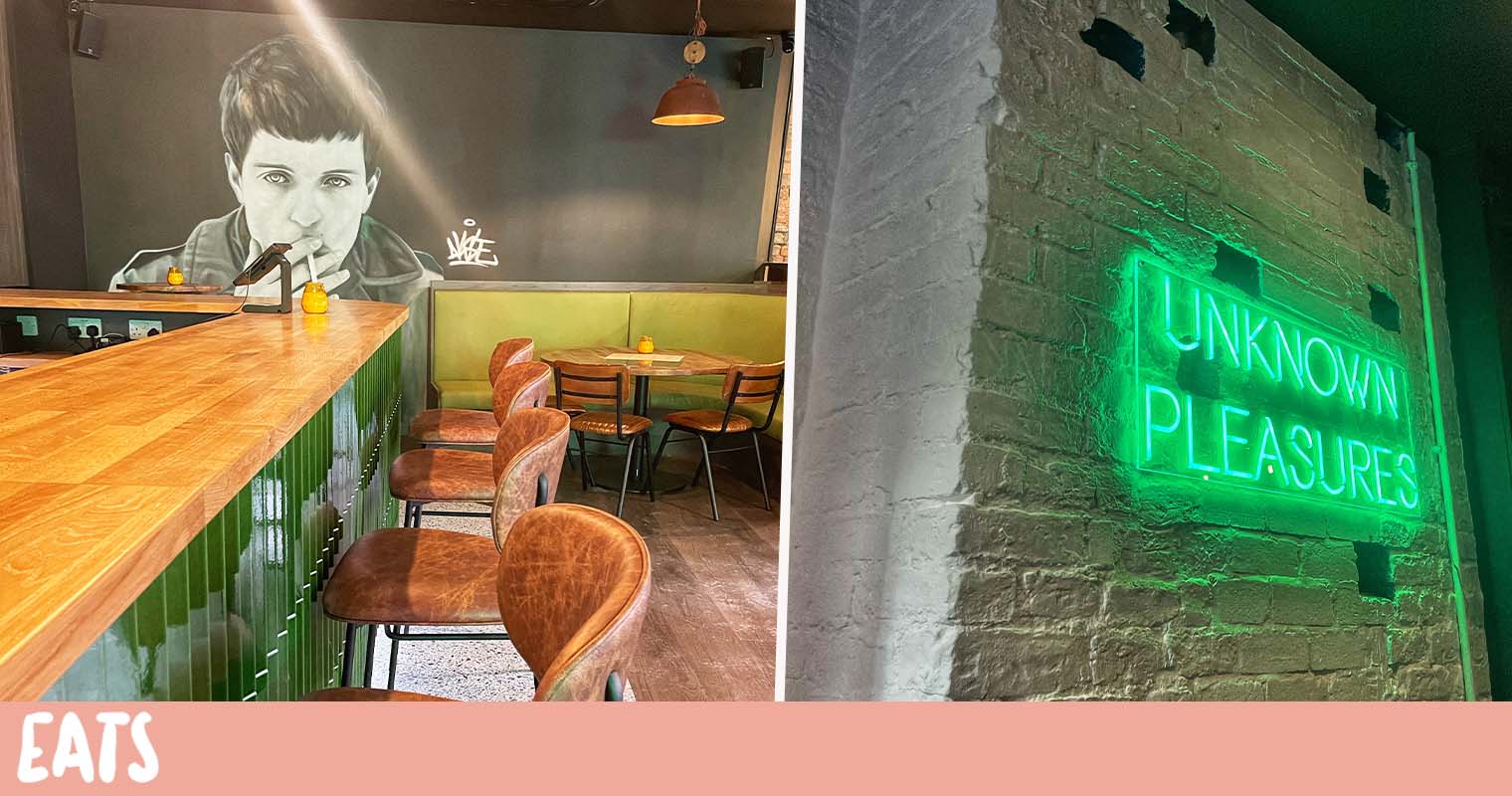 A new Joy Division-inspired bar has opened in Manchester