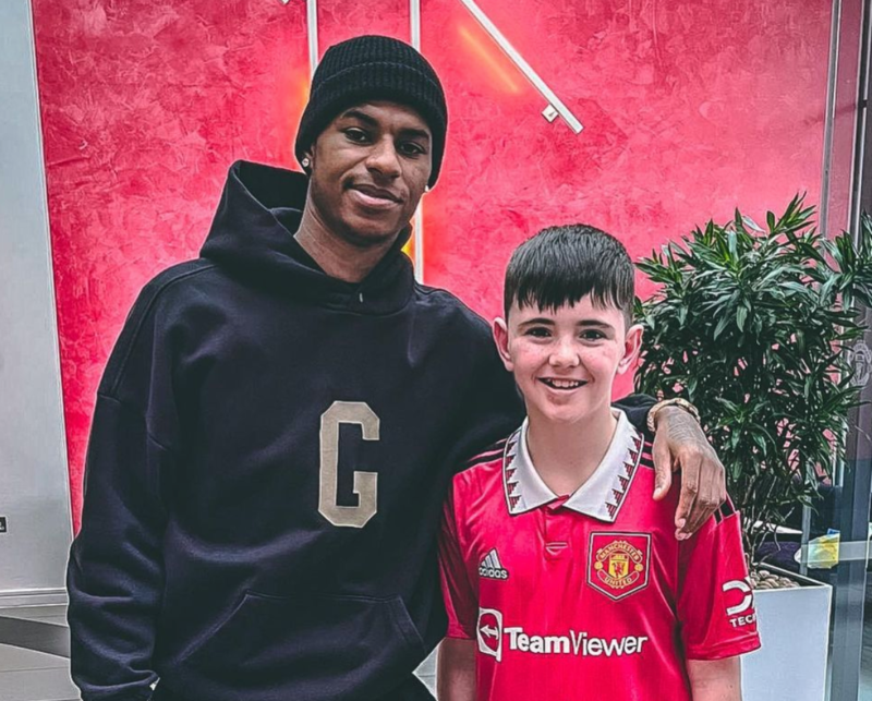 Dad's unbelievable Rashford portrait earns him a meeting with ...