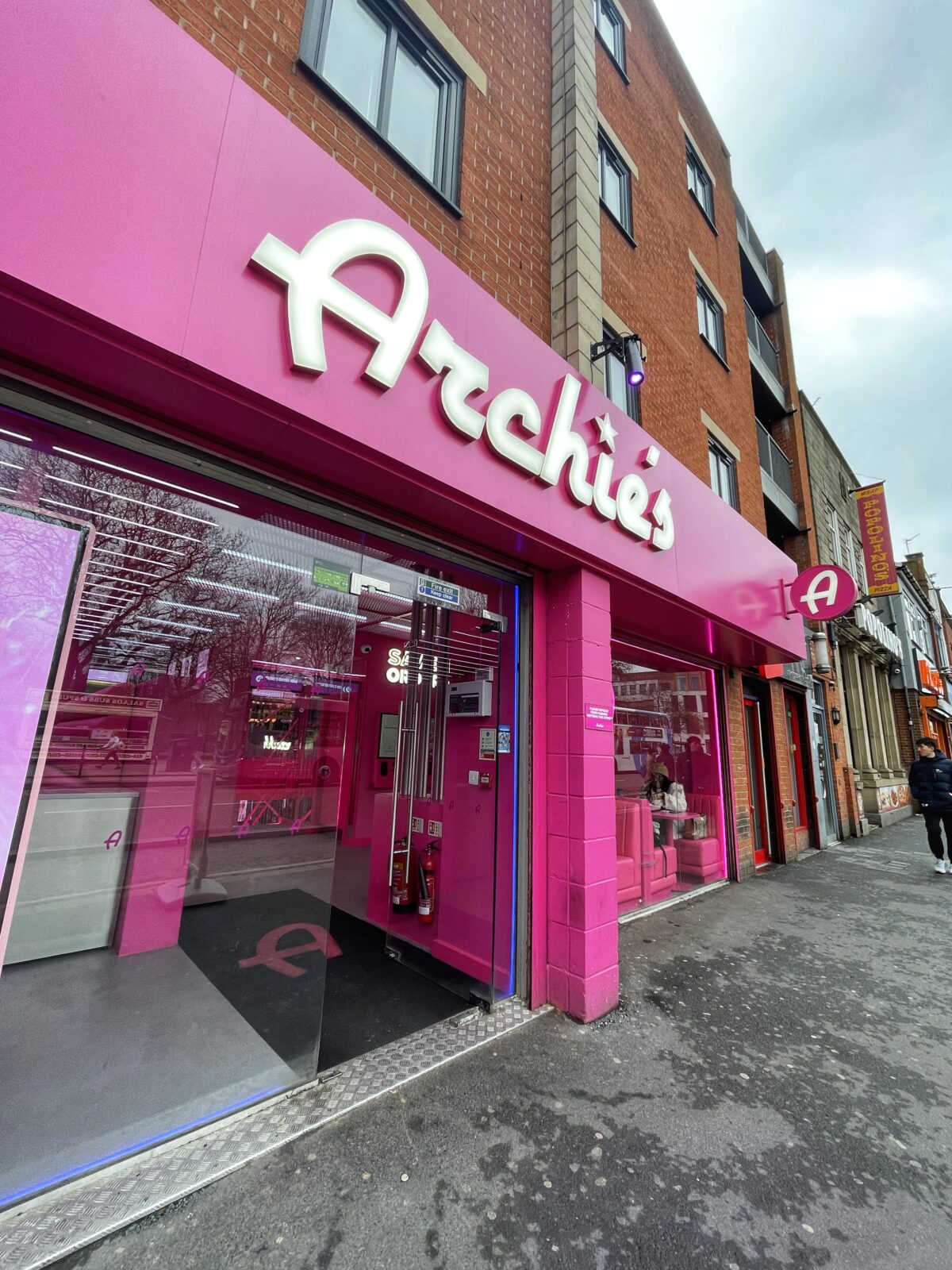 Archie's Manchester unveils pink train carriage at original burger bar