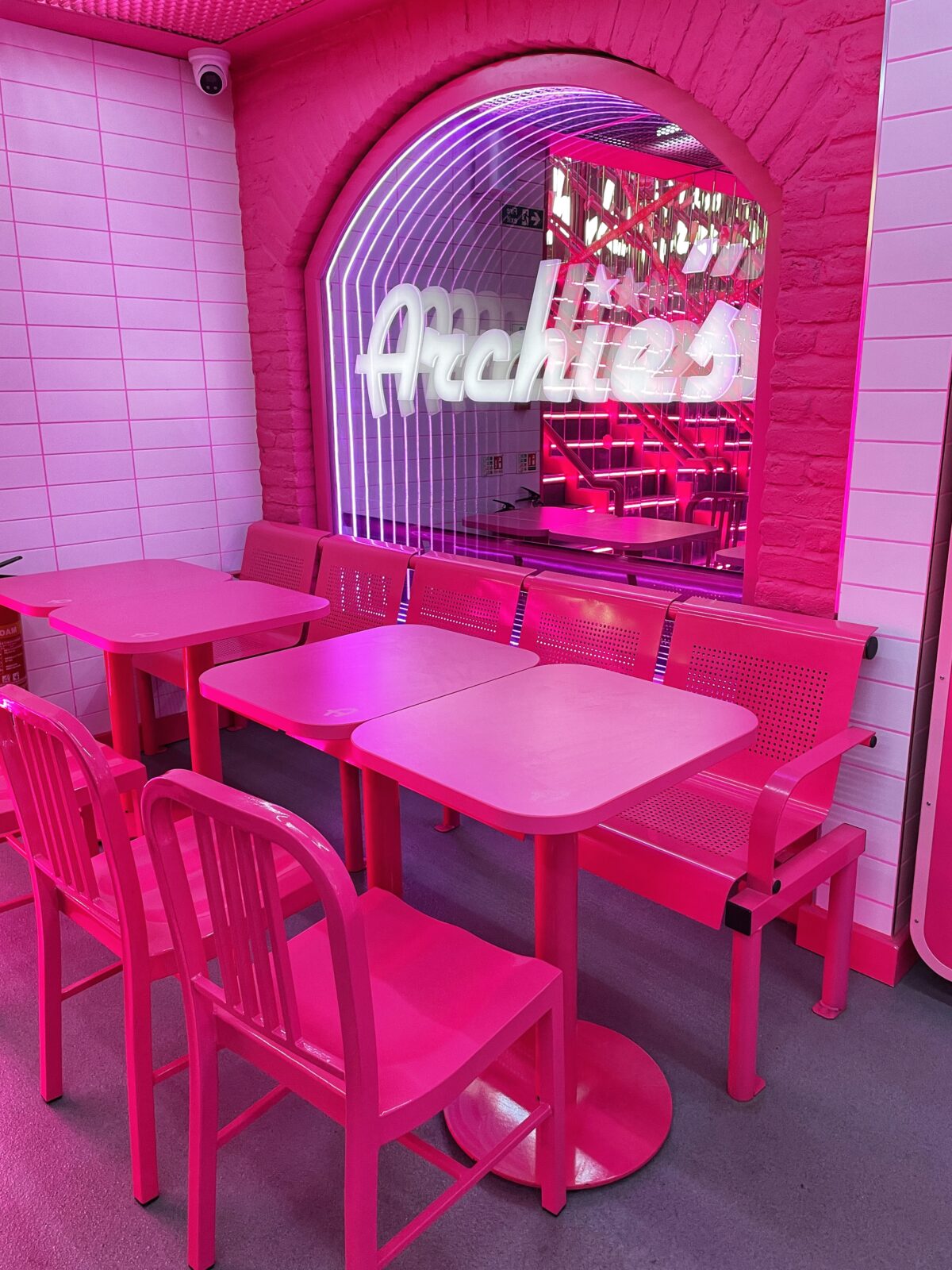 Archie's Manchester unveils pink train carriage at original burger bar