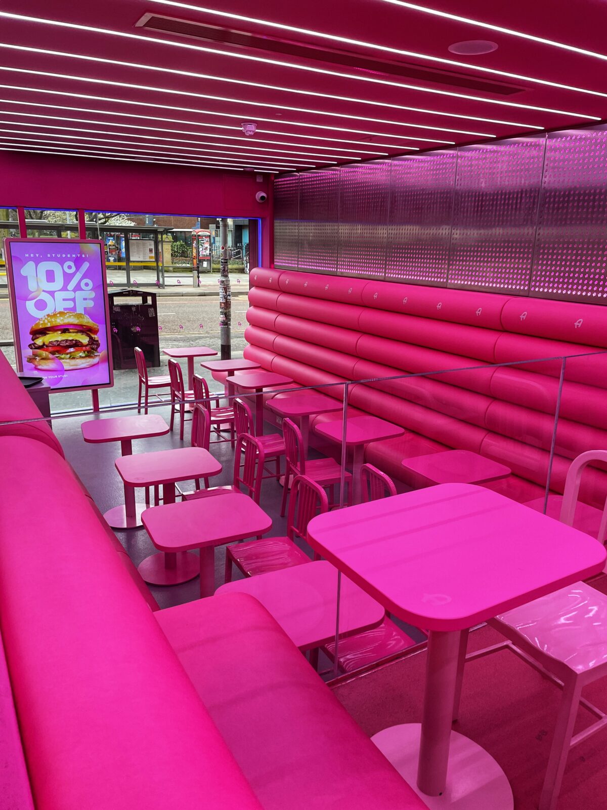 Archie's Manchester unveils pink train carriage at original burger bar