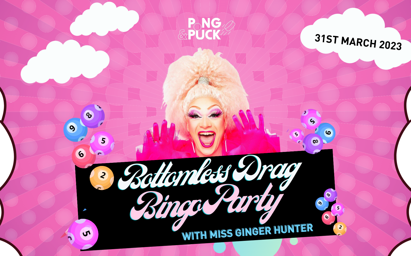 Pong & Puck are hosting a bottomless drag bingo party at the end of ...