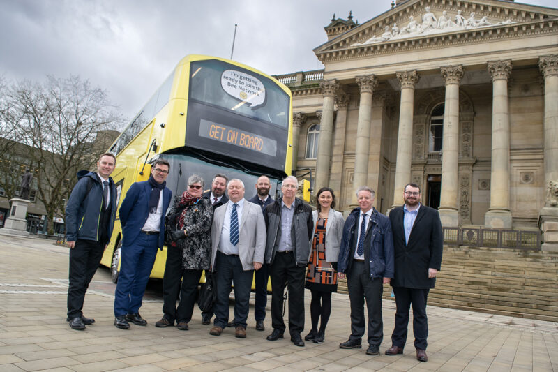 The first bright yellow Bee Network bus has hit the streets of Greater ...