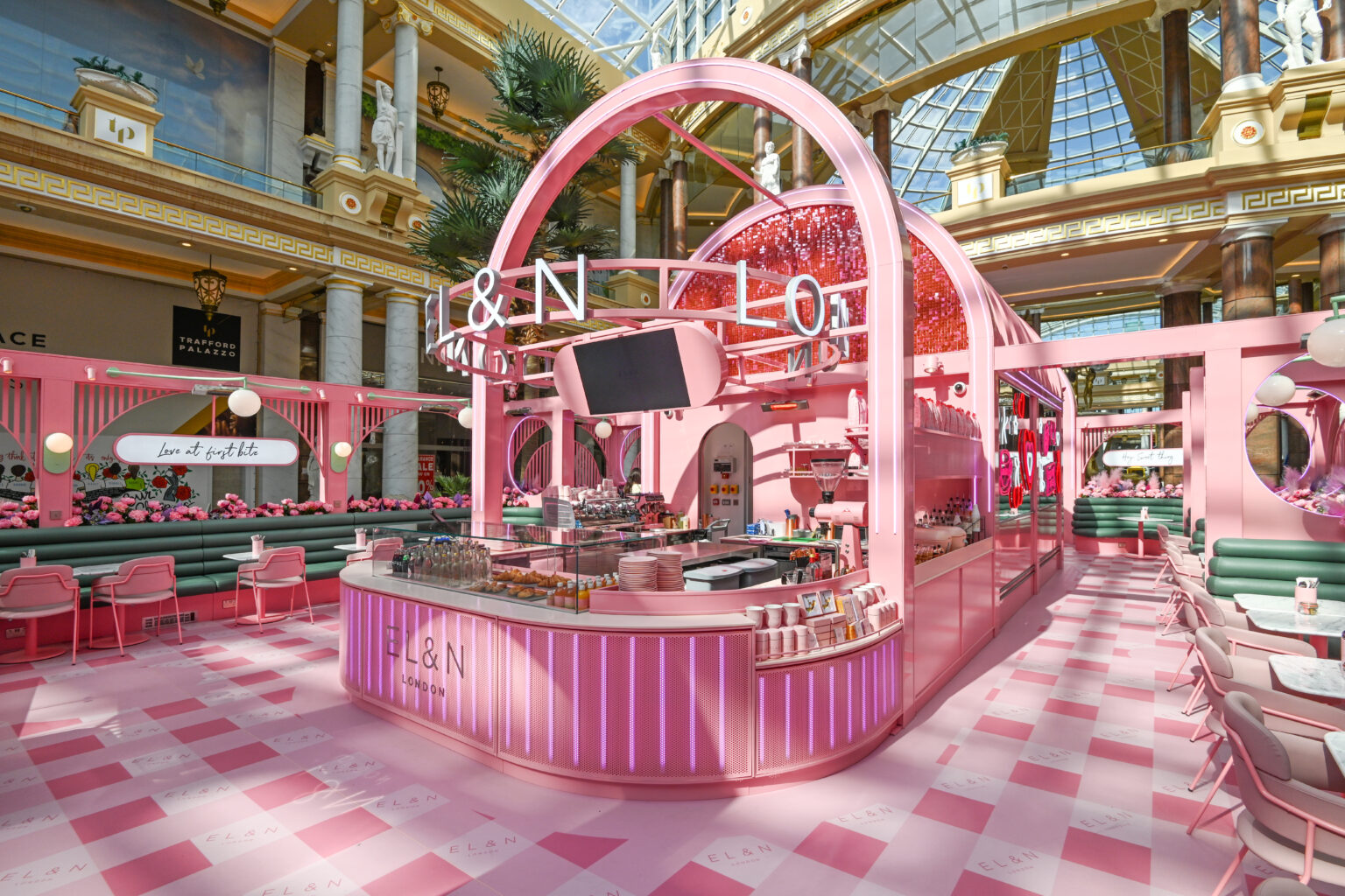 Inside Trafford Palazzo's all-pink 'ultra-Instagrammable' cafe EL&N