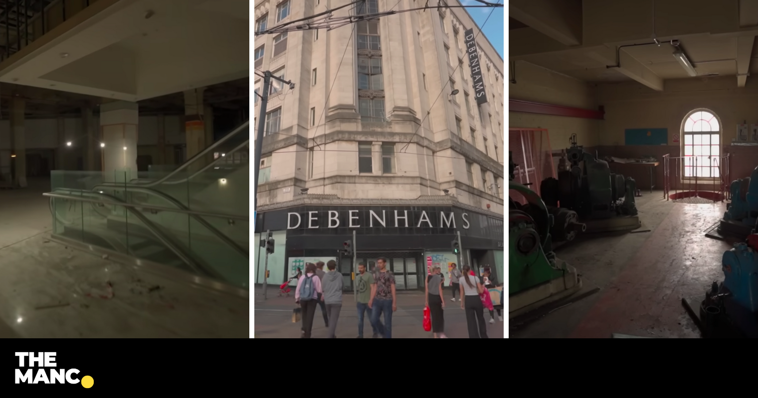 Urban explorer roams around Market Street's abandoned Debenhams | The Manc