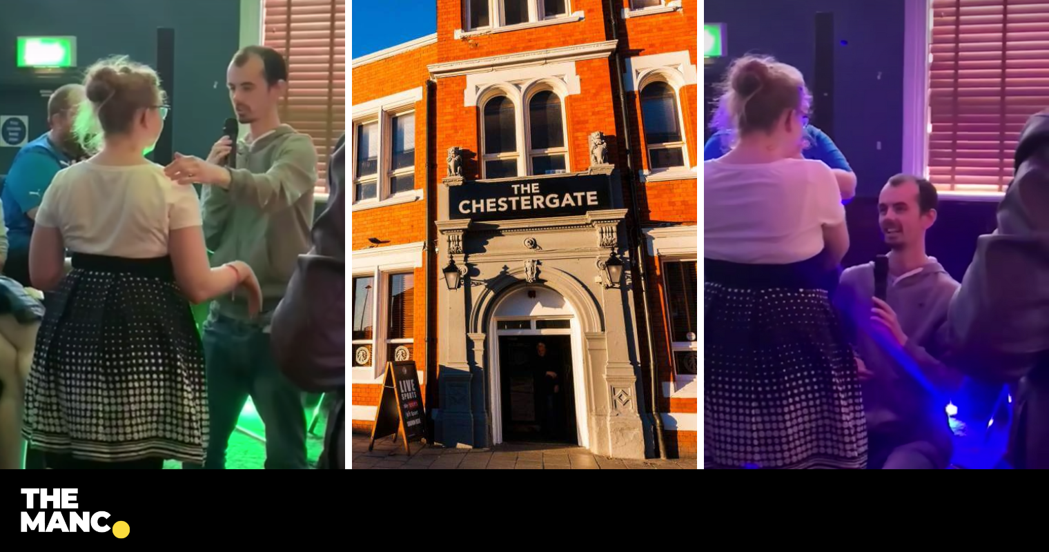 Couple gets engaged 'mid-karaoke' at legendary Stockport boozer, The ...
