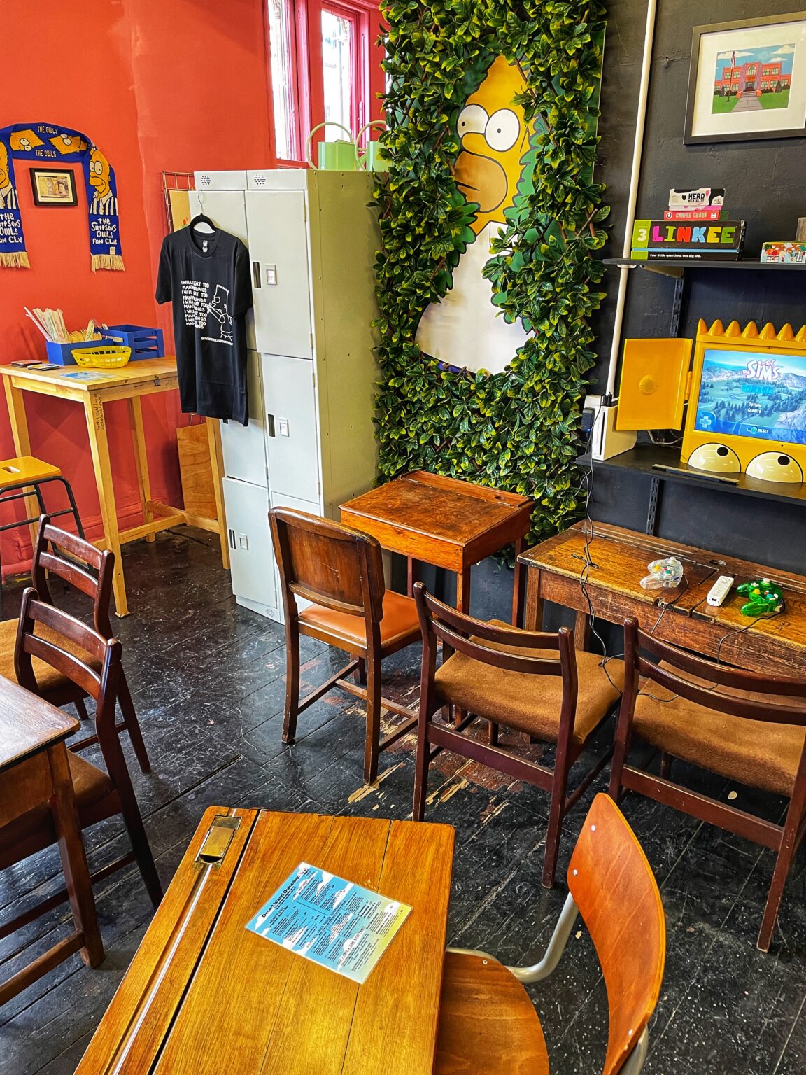 Inside the new Simpson's-themed cafe in Manchester