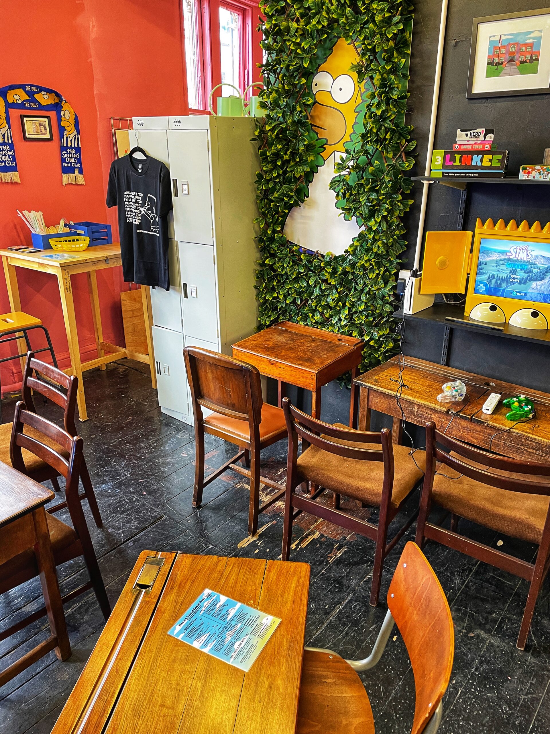 Inside the new Simpson's-themed cafe in Manchester