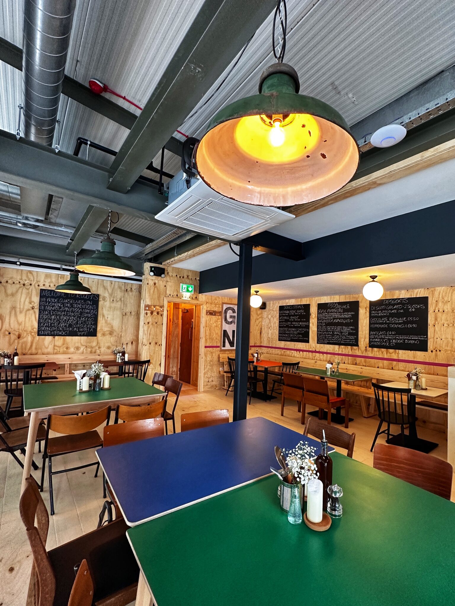 Inside Rudy's brand new pizzeria on Portland Street, Manchester