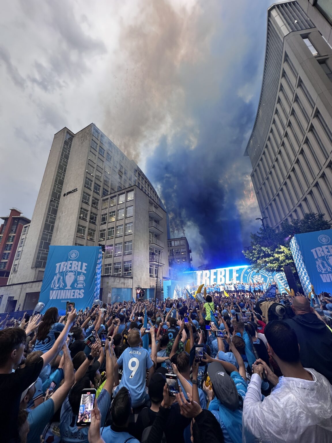 The Man City parade 2023 in images: a treble celebration in a ...