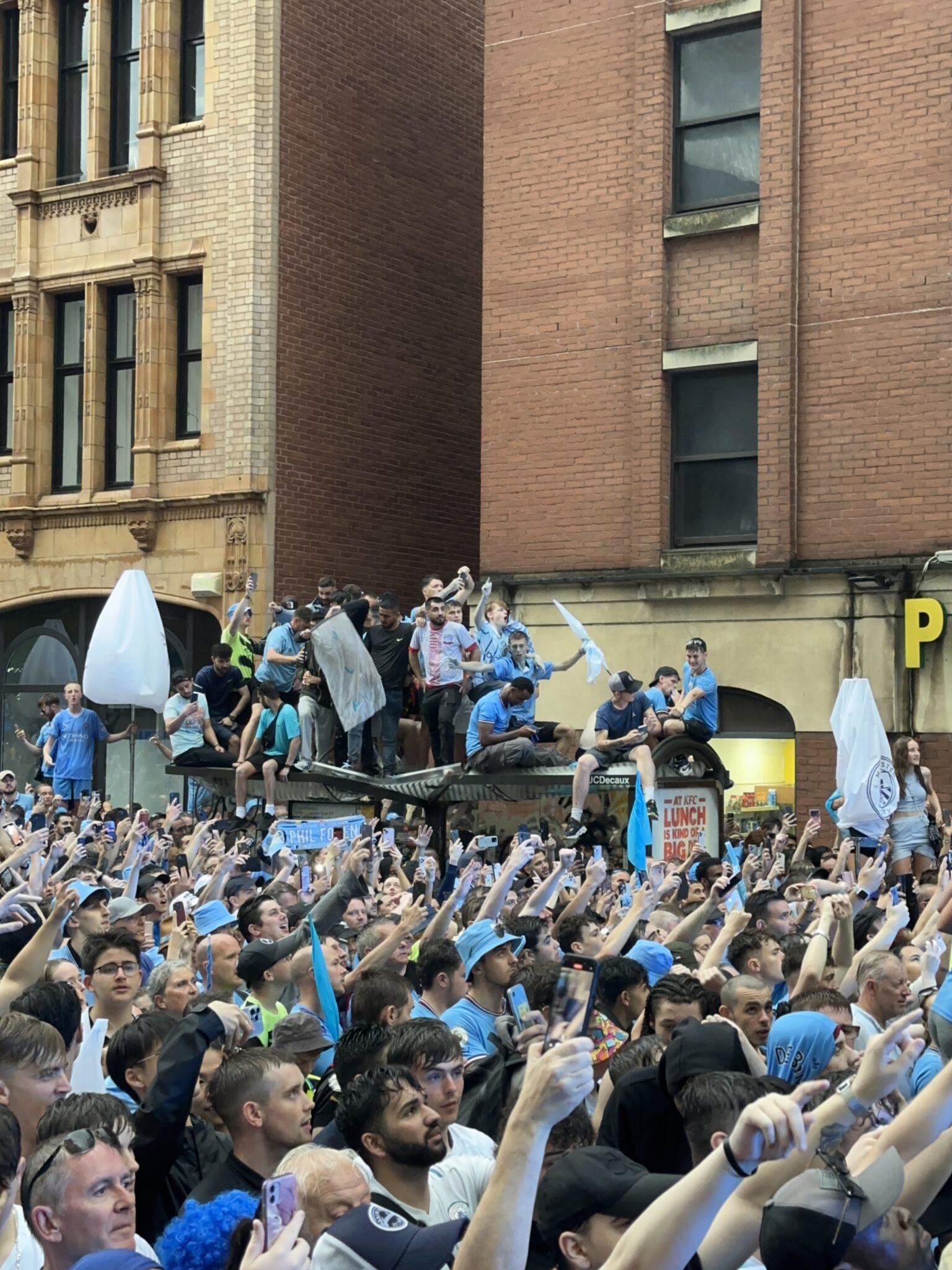 The Man City parade 2023 in images: a treble celebration in a ...