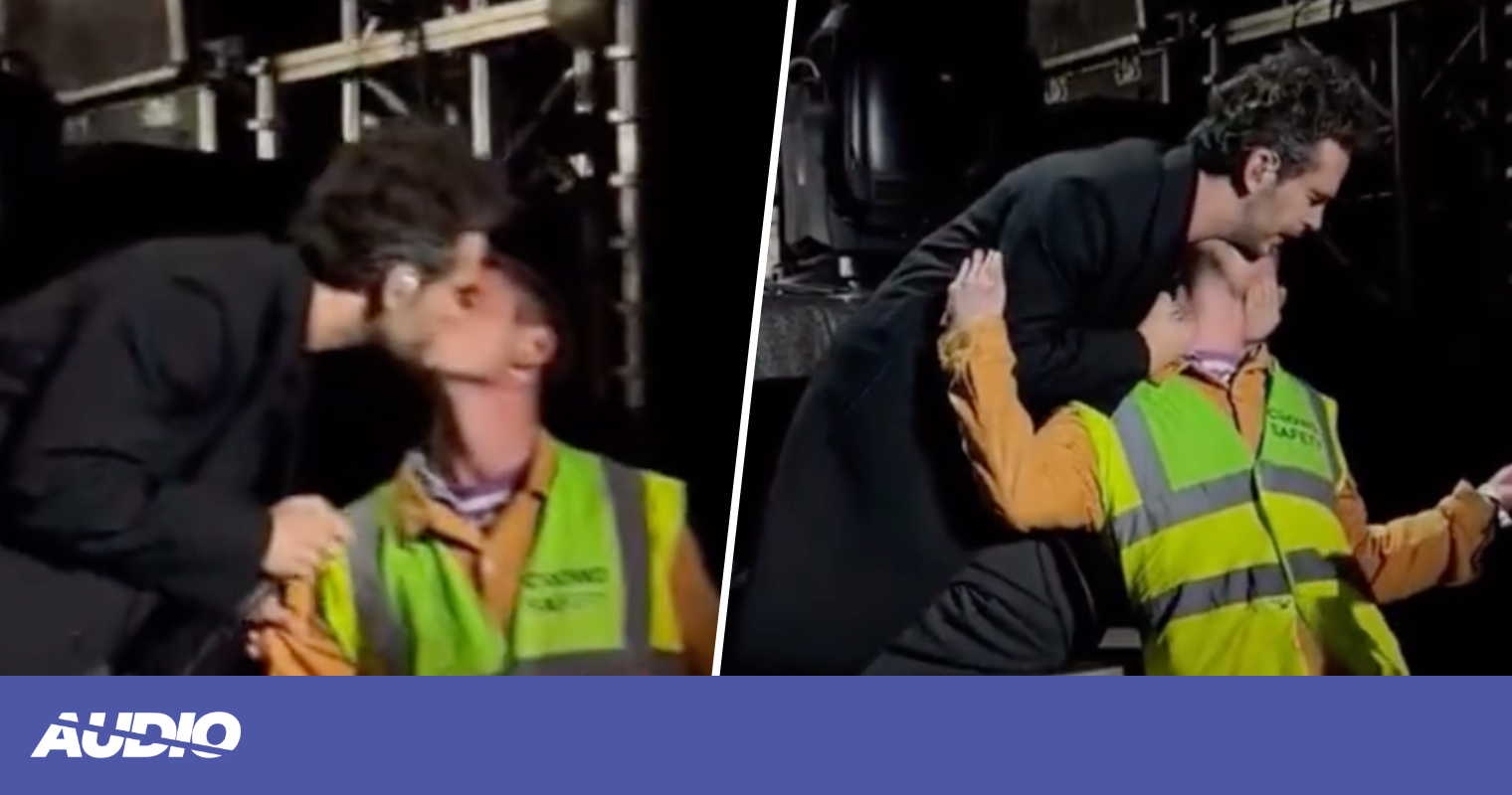 Matty Healy kisses security guard at 1975 gig in Denmark | The Manc