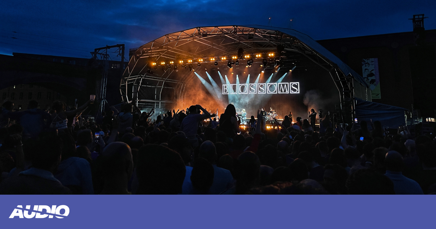 Blossoms at Castlefield Bowl, Manchester - back home and better than ever