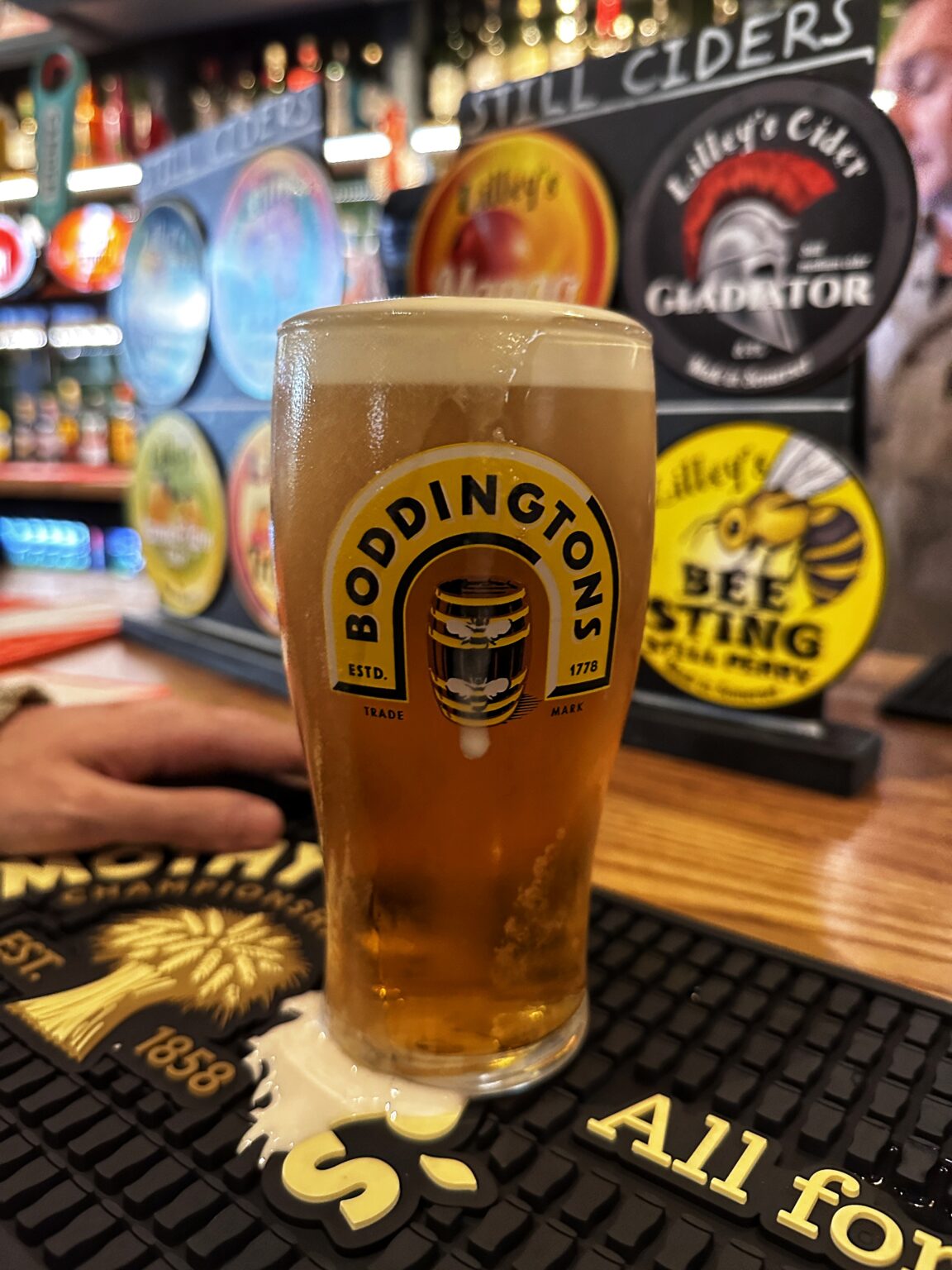 Which pubs still serve Boddingtons, the Cream of Manchester