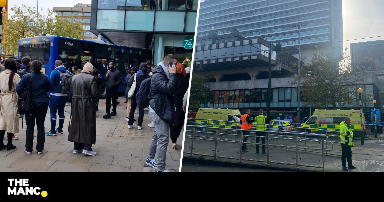 Manchester bus crashes into row of shops in City Tower building at ...