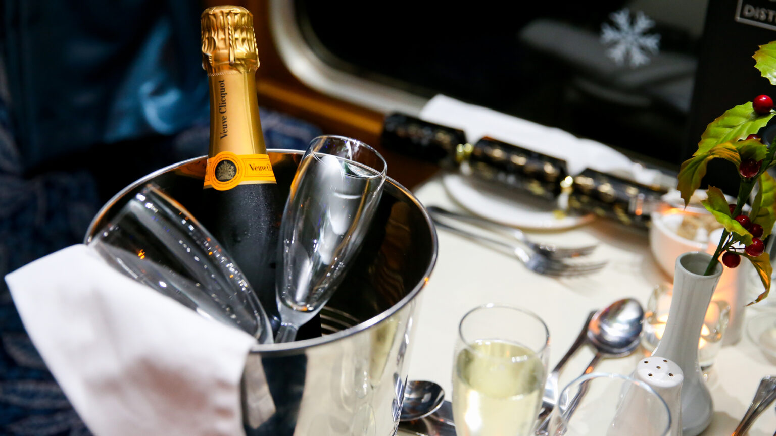 You can eat Christmas dinner on a retro steam train travelling through ...