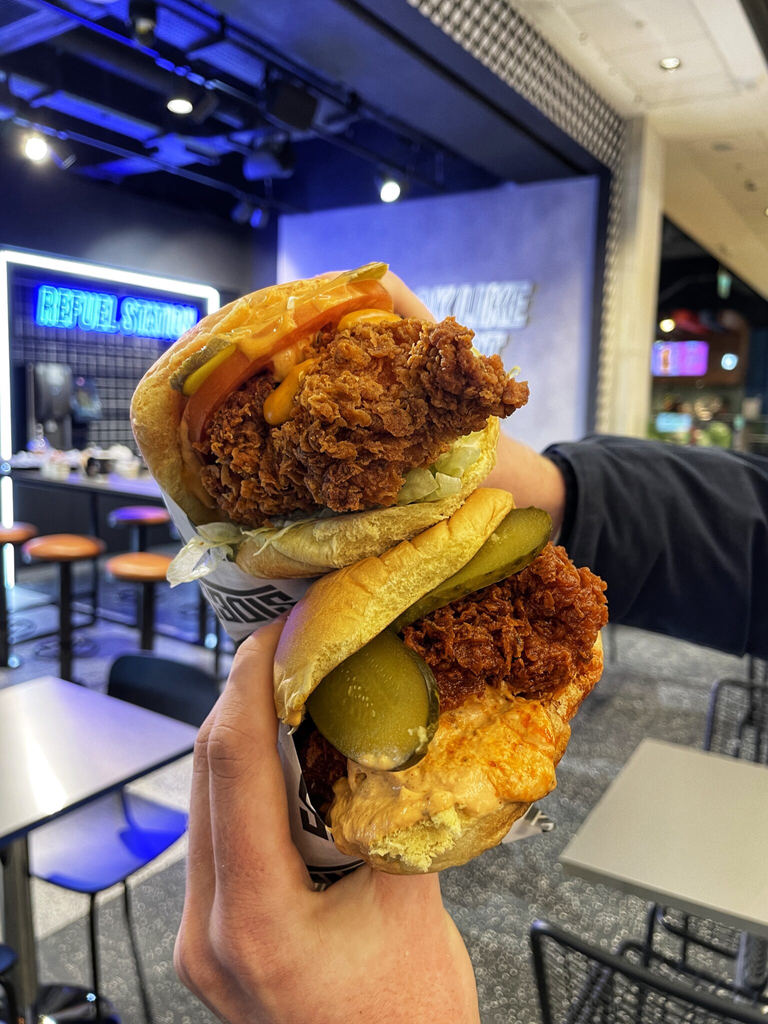 Inside Sides, Manchester's fried chicken shop from The Sidemen