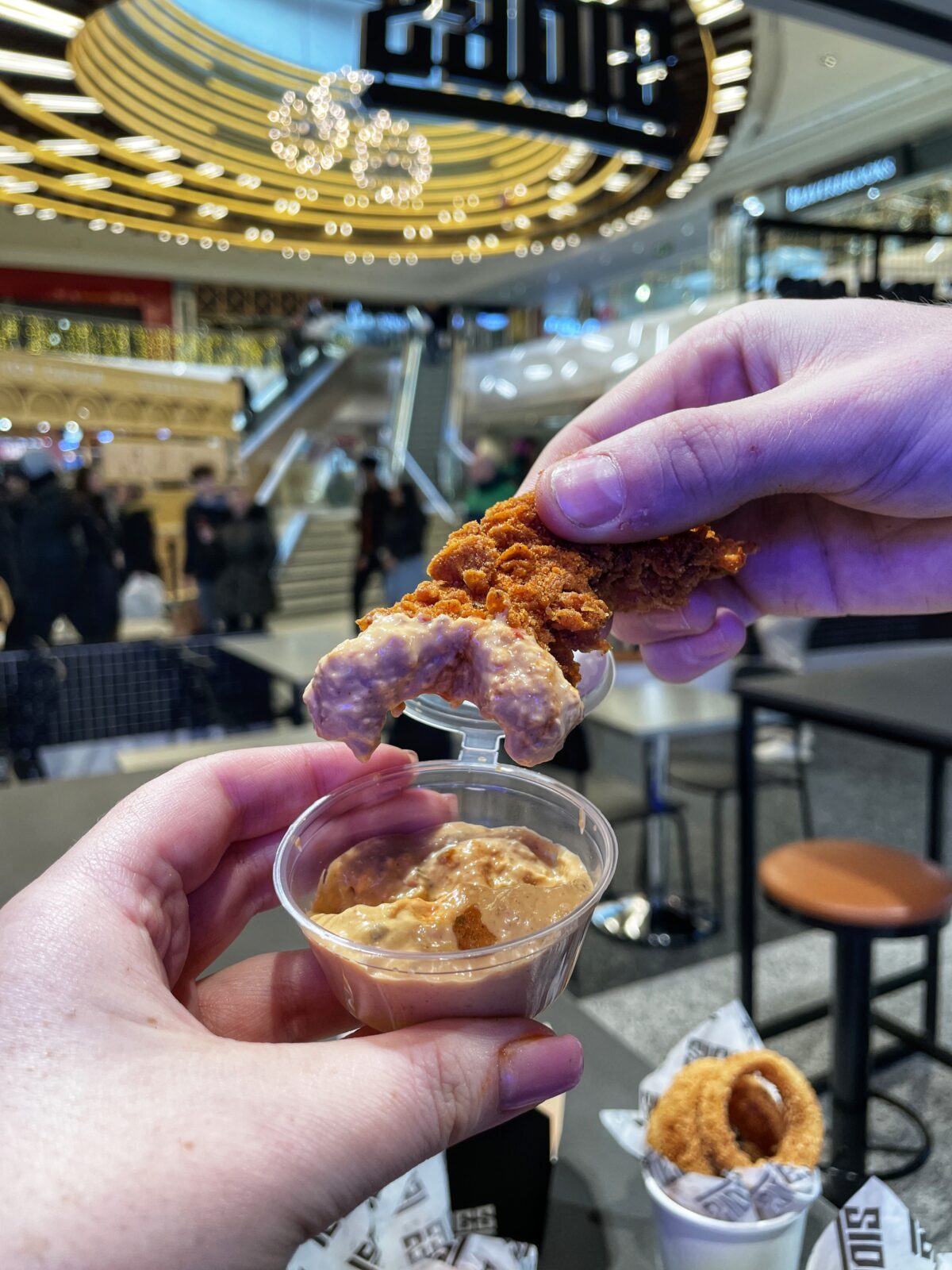 Inside Sides, Manchester's fried chicken shop from The Sidemen