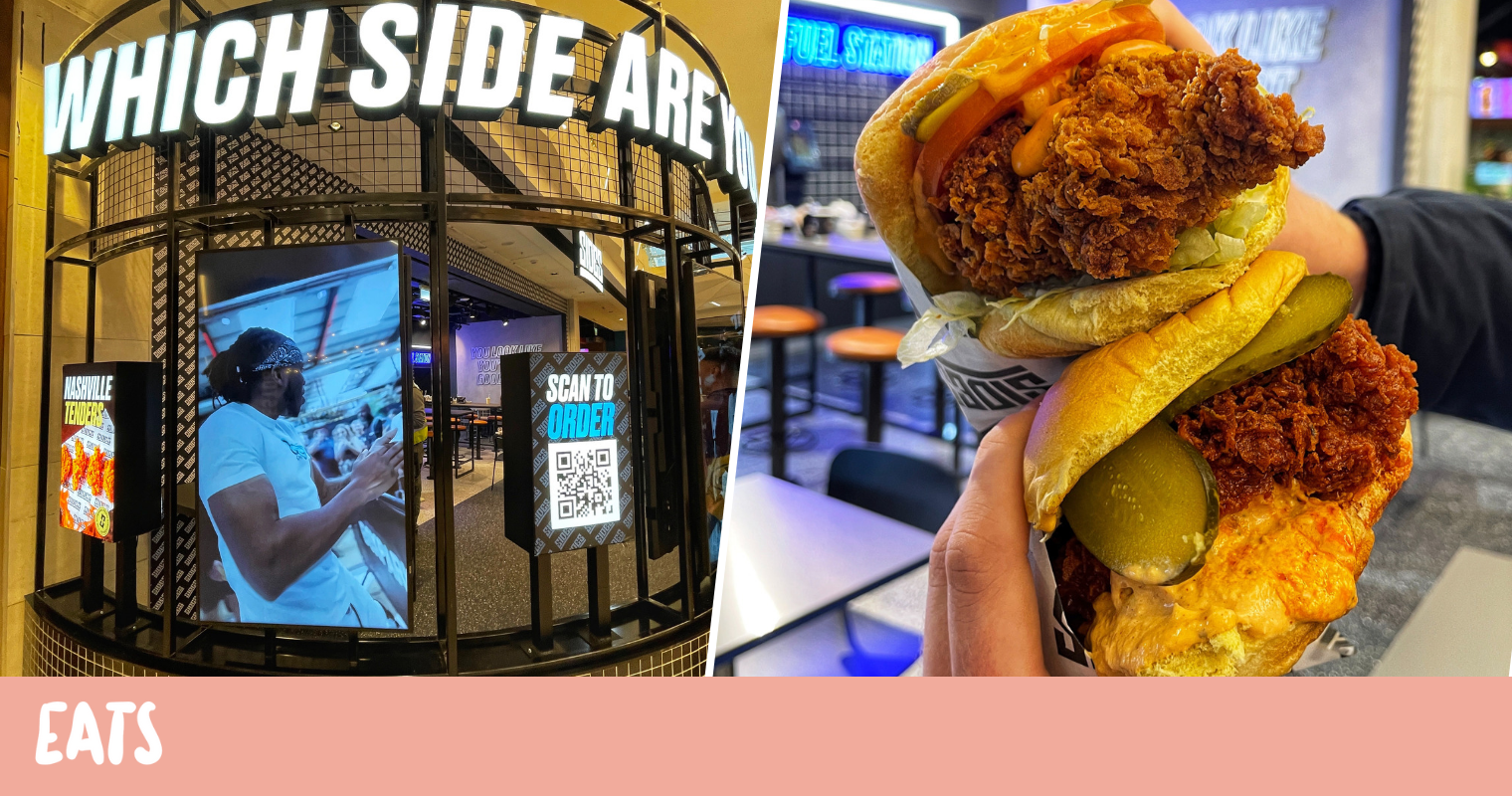 Inside Sides, Manchester's fried chicken shop from The Sidemen