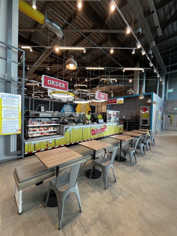 A Grinch-themed cafe has opened in a Greater Manchester Primark
