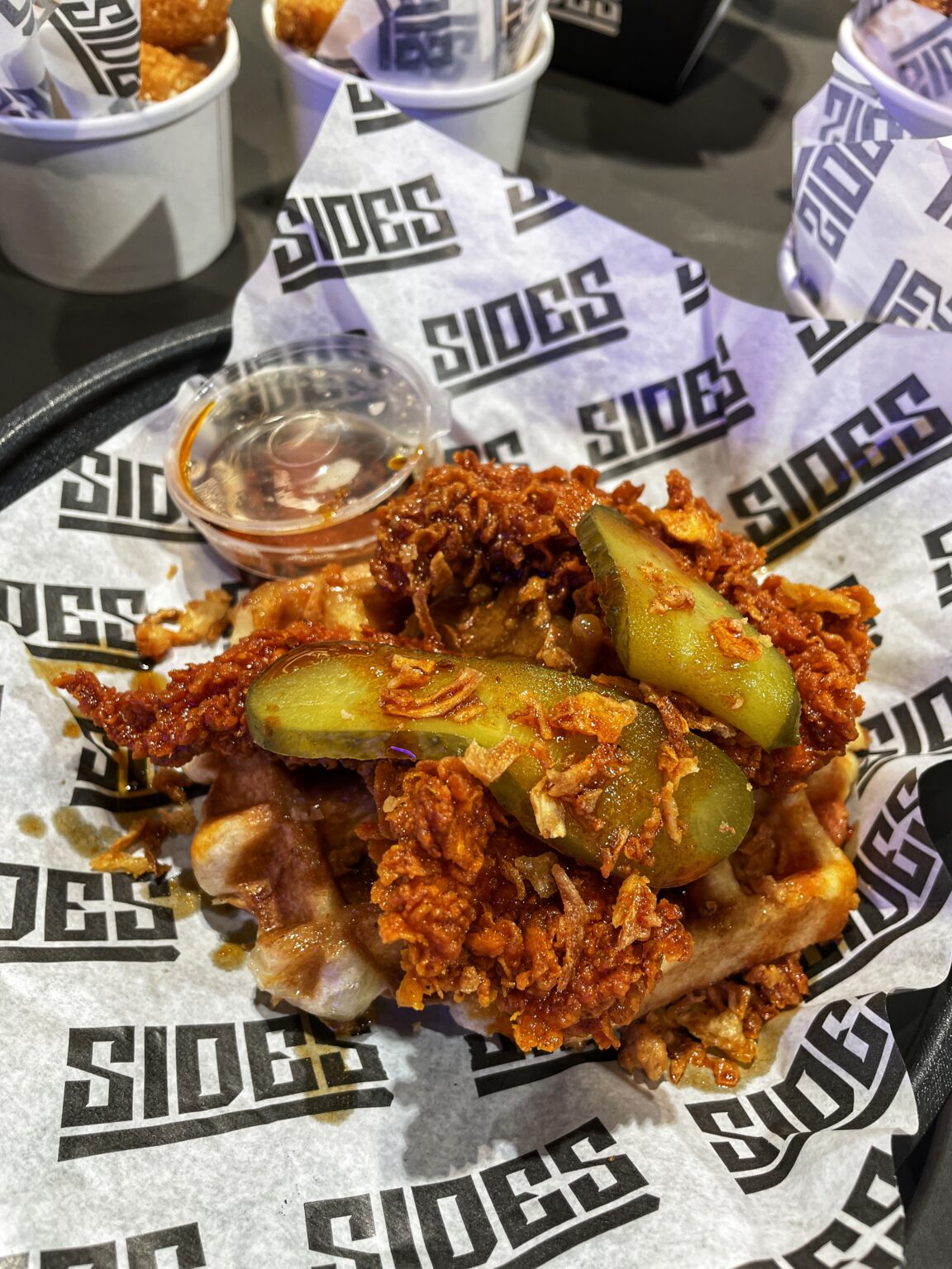 Inside Sides, Manchester's fried chicken shop from The Sidemen