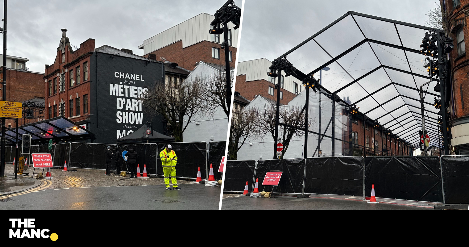 Road closures in the Northern Quarter and times for Chanel show