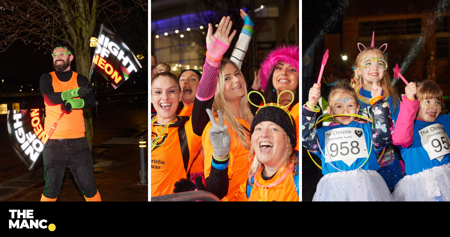 The Night of Neon charity walk is coming back to Salford Quays in ...