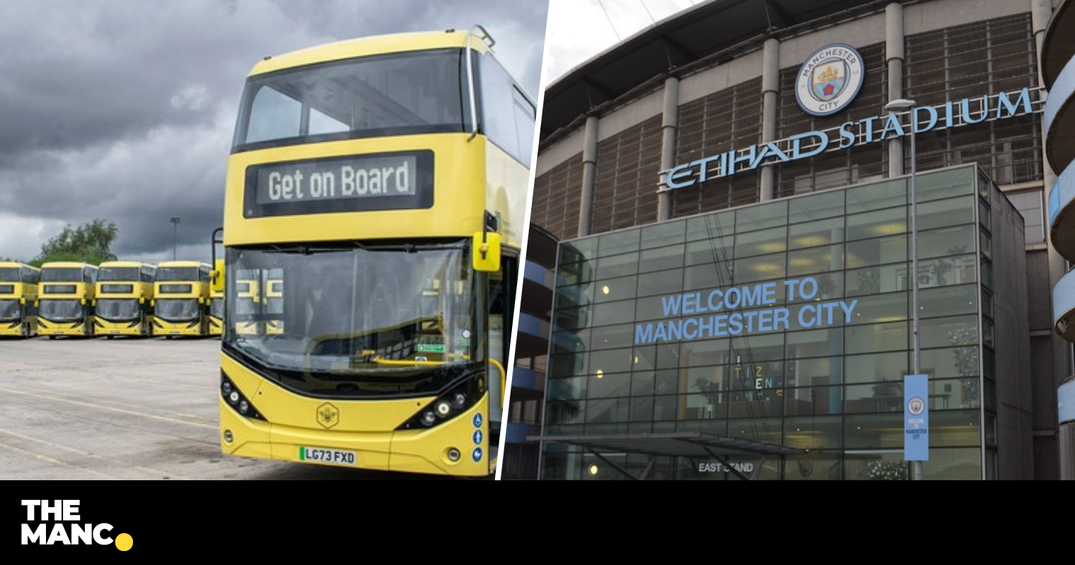 A huge new bus network is being trialled to help Man City fans get to ...