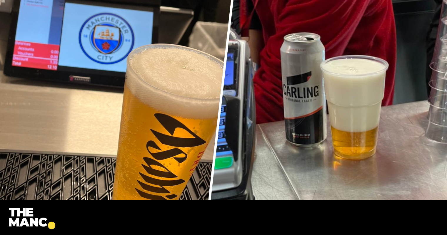 Matchday pints could rise to over £8 at Manchester football stadiums by ...
