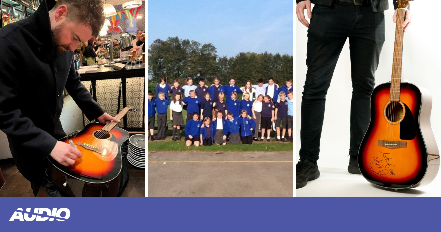 You can win a guitar signed by Liam Fray as part of a prize draw for ...