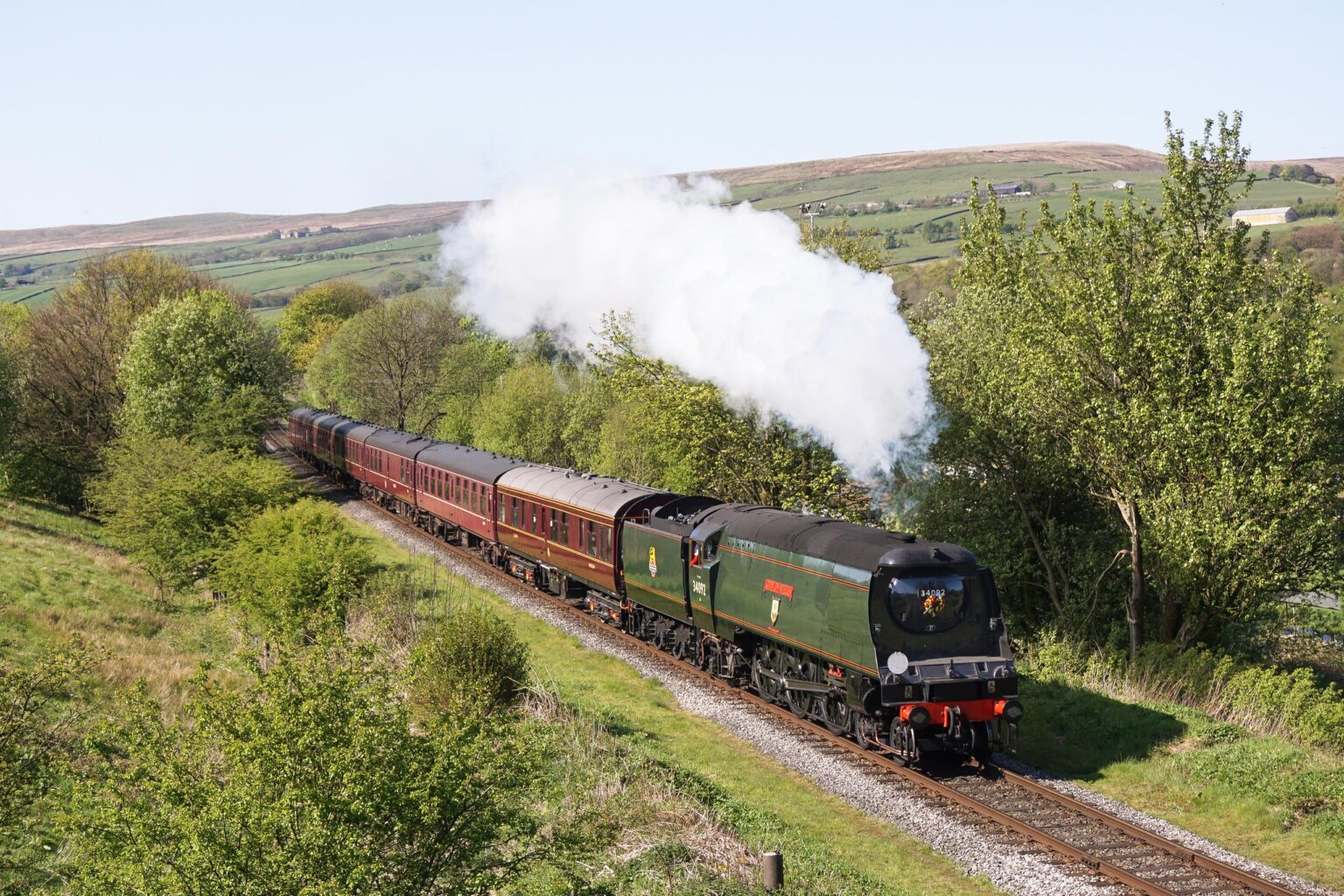 You can race a steam train as part of a scenic running event along the ...