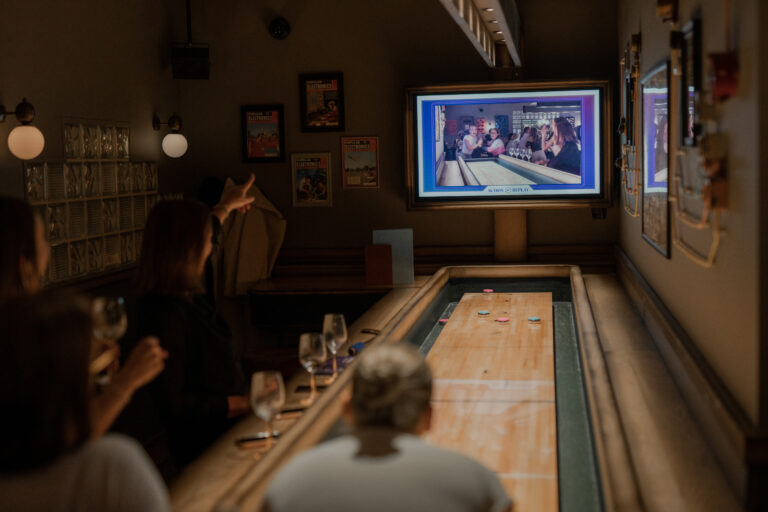 Electric Shuffle: Leeds and London's 'high-tech' shuffleboard bar is ...