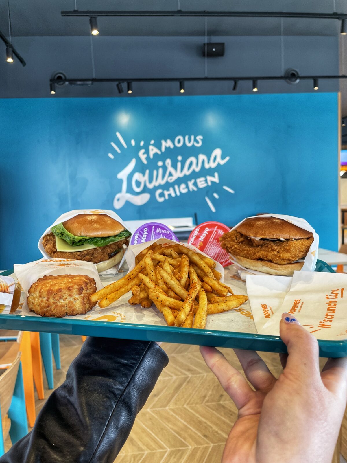 Inside Popeyes as it opens its first ever Manchester drive-thru