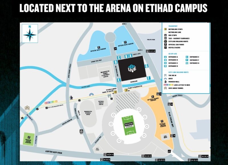 Manchester's Co-op Live arena guide - drinks prices, how to get there ...