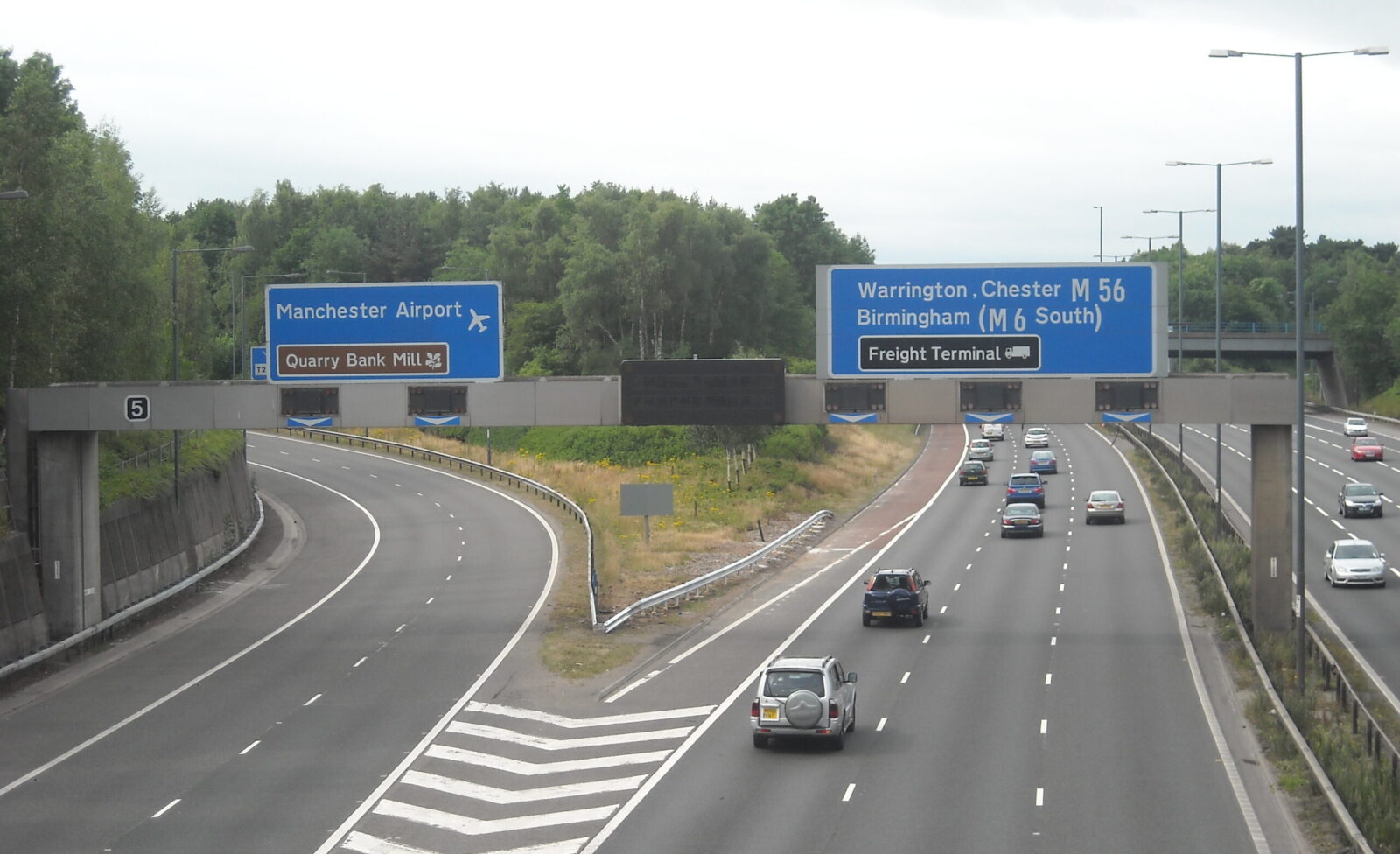 Resurfacing and maintenance work to take place on 'busy' M56 Manchester ...