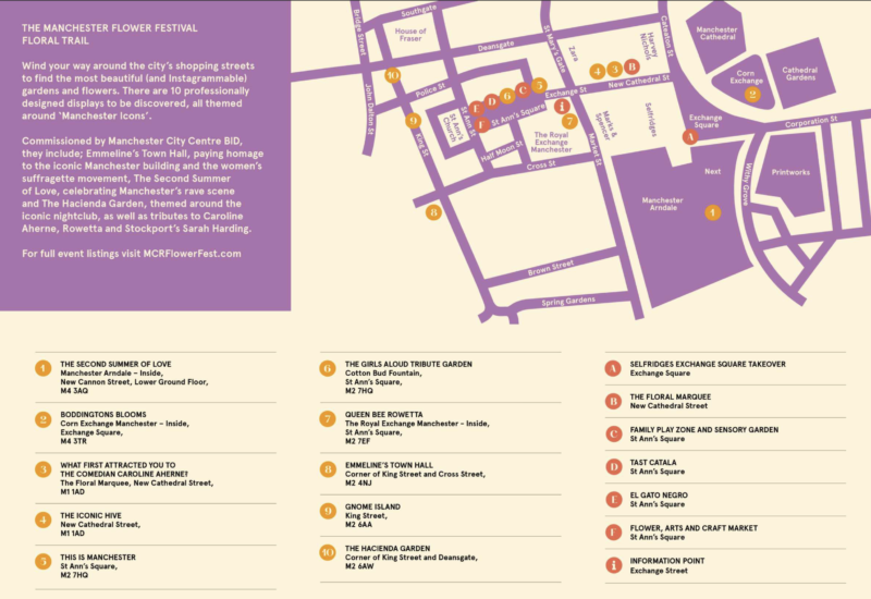 Manchester Flower Festival to fill city centre with fresh blooms once ...