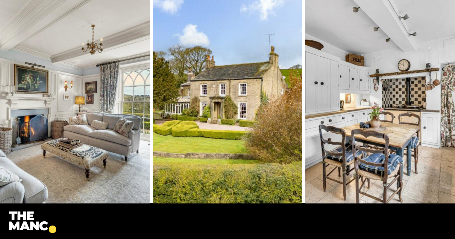 This stunning manor house surrounded by countryside is on the market ...