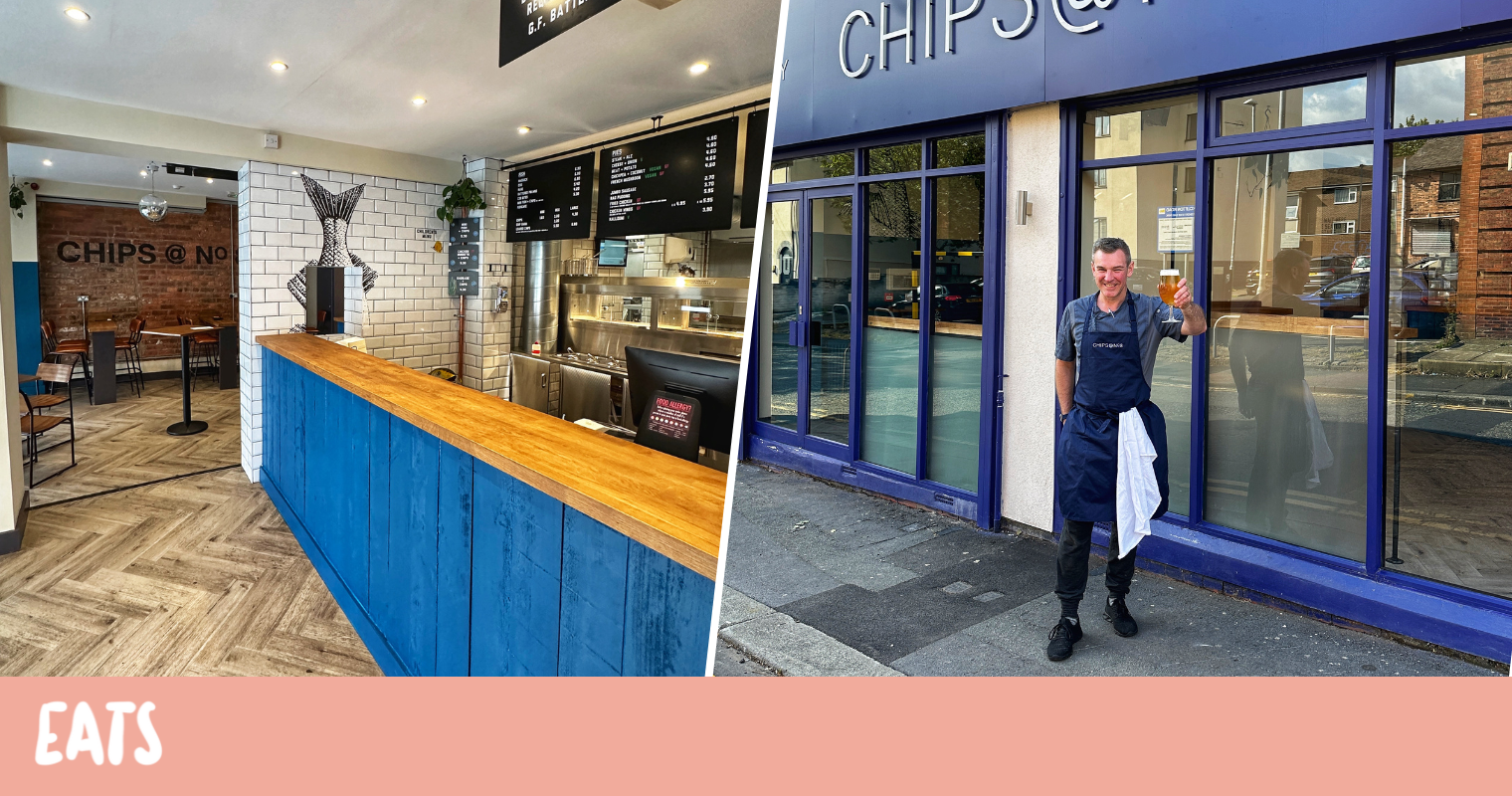 Chips @ No.8 opens new site with bar and restaurant inside