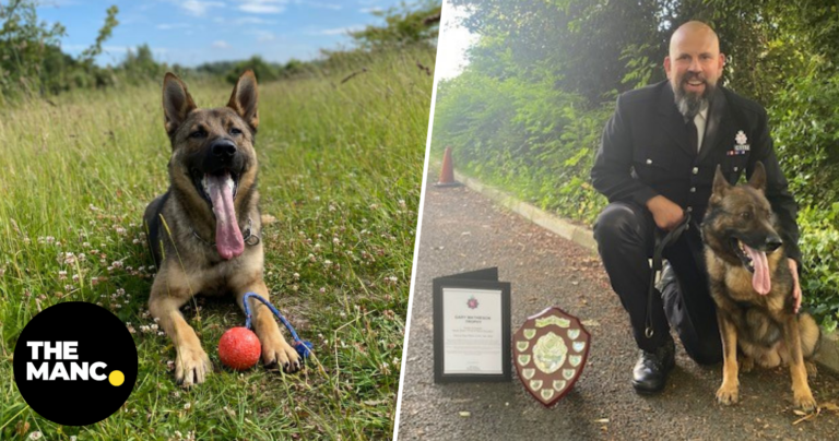 Long-standing GMP dog and handler given 'outstanding performance' award